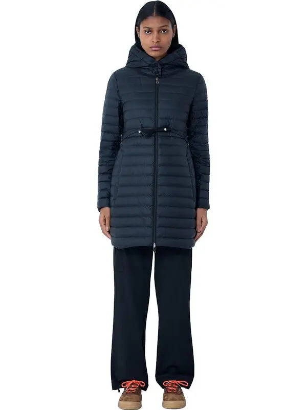Moncler Barbel Long Parka Coat - Black