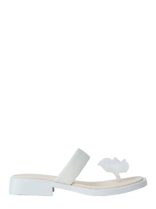 Camper Block Heel Sandals - White