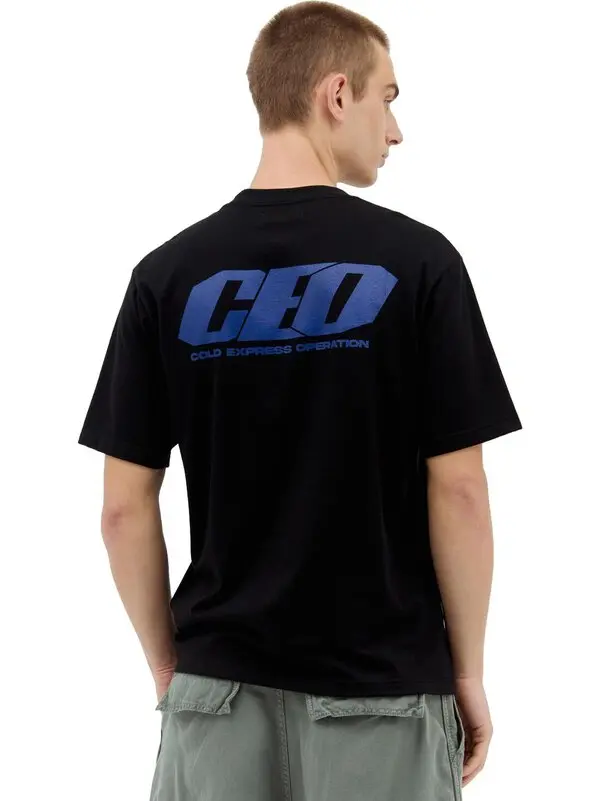 ICE & TECHNO Ceo T-shirt - Black