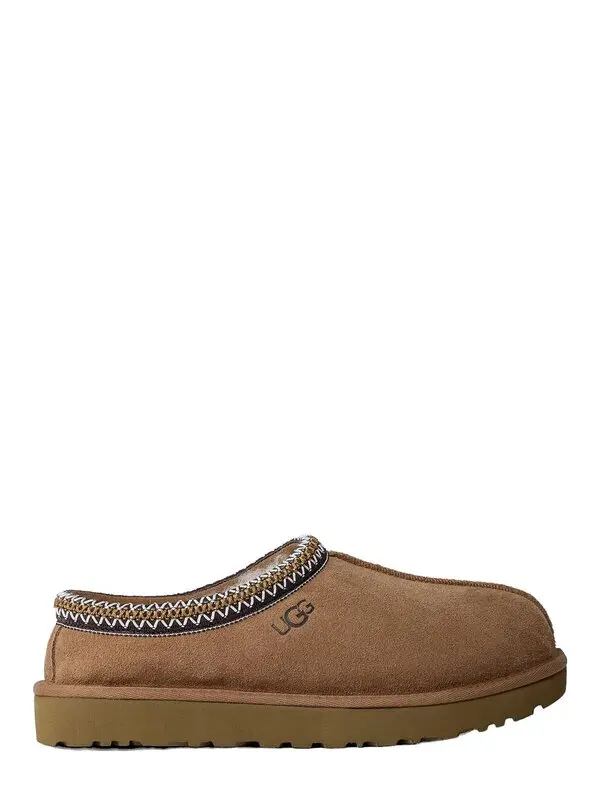 UGG Tasman Suede Slip-on Mules - Camel