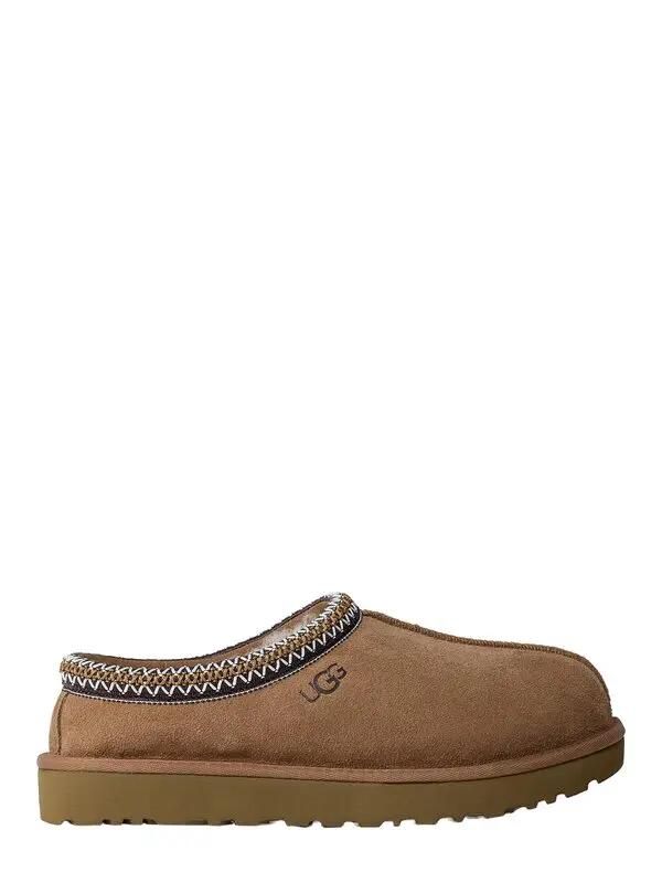 UGG Tasman Suede Slip-on Mules - Camel