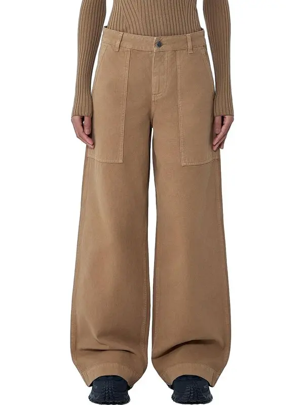 Moncler Wide-leg Cargo Pants - Brown