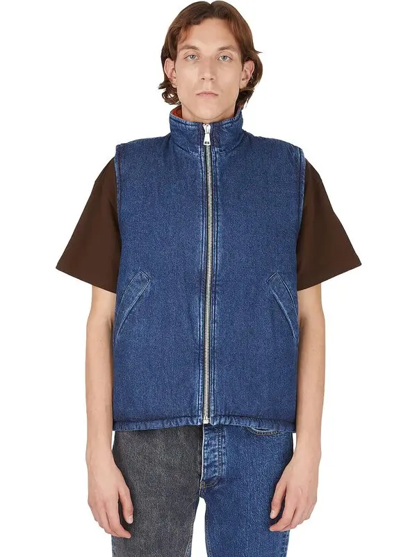 (DI)VISION X WON HUNDRED Padded Vest - Blue