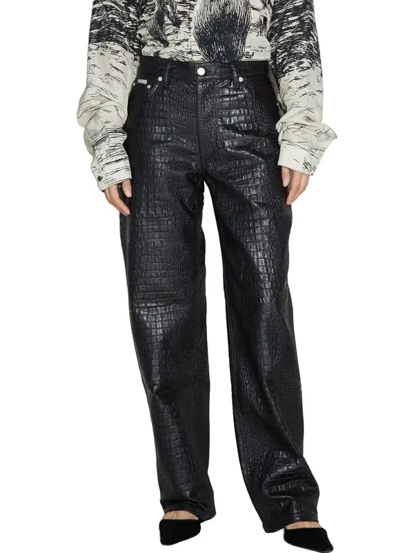 Eytys Benz Croco Pants - Black