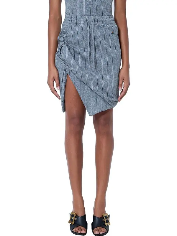VIVIENNE WESTWOOD Mini Side Panther Skirt - Grey