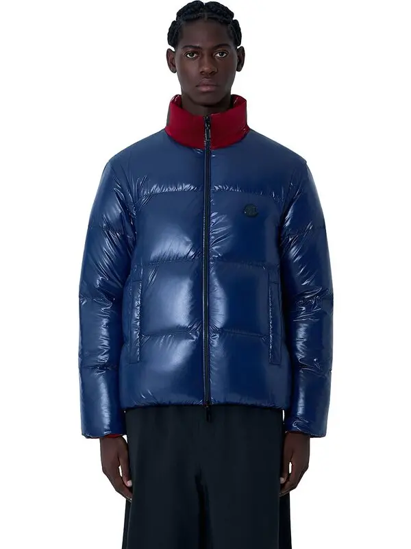 MONCLER X A$AP ROCKY Reversible Throttle Short Down Jacket - Red
