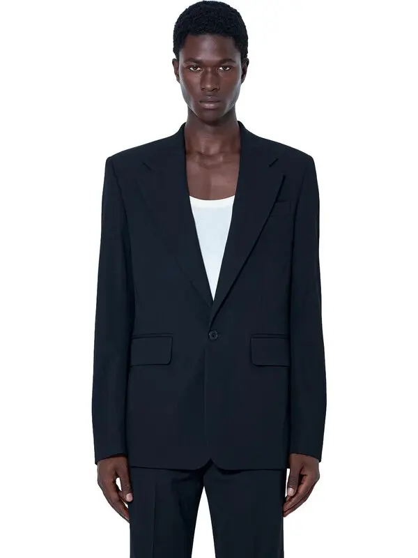 Acne Studios Fitted Suit Jacket - Black