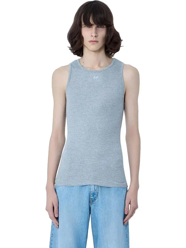 ERL Ribbed Tank Top - Grey