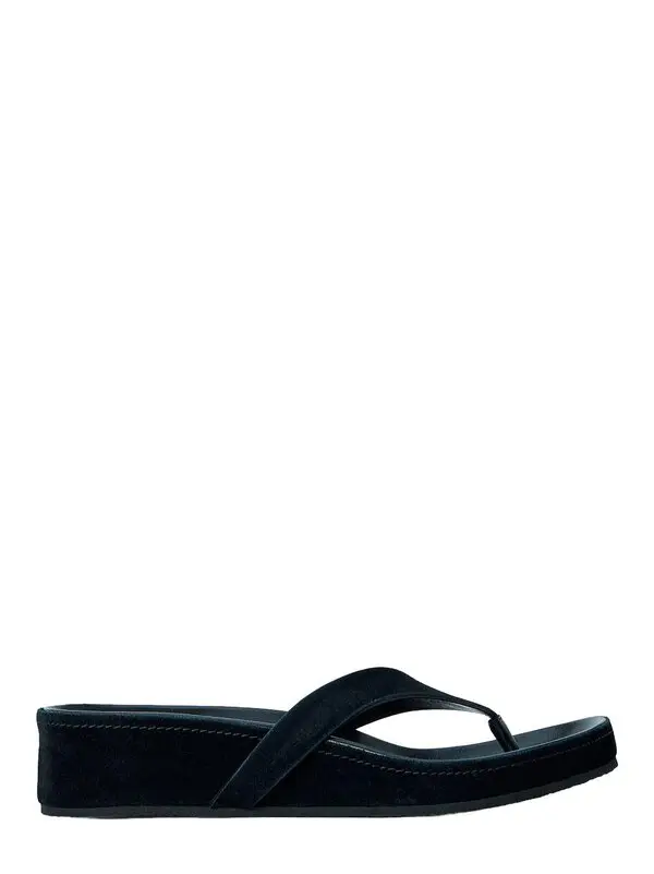 Phoebe Philo Round Flip Flop - Black