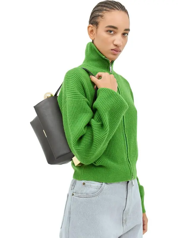 Jacquemus Le Rond Carré Handbag - Black