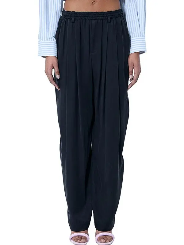 Alexander Wang Pleated Pants - Black