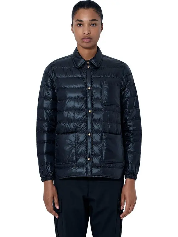 Moncler Fouine Down Shirt Jacket - Black