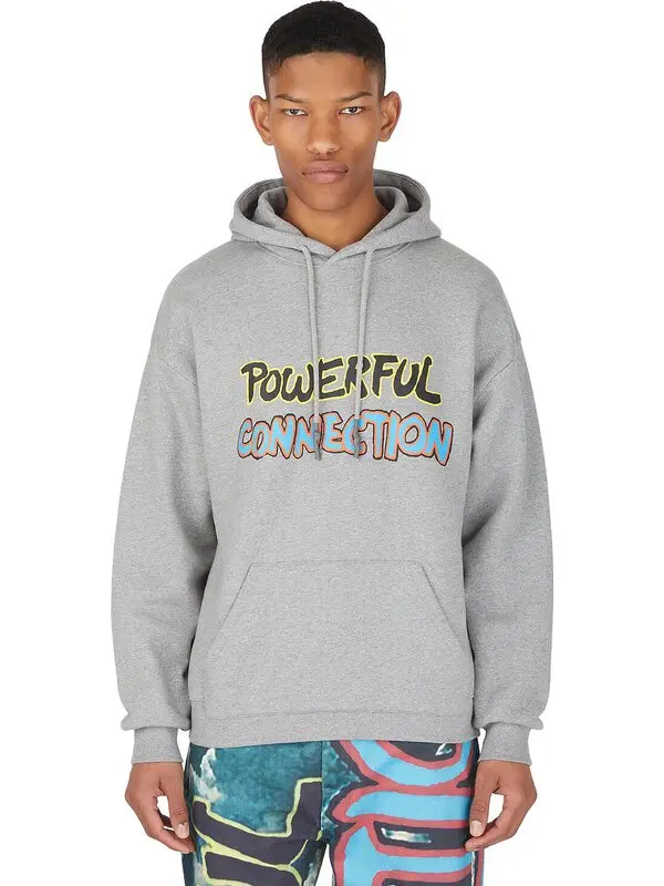 DRX X STEFAN MEIER X LN-CC Powerful Connection Hooded Sweatshirt - Grey