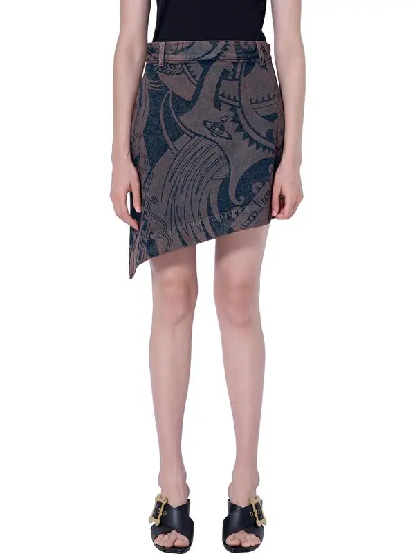 VIVIENNE WESTWOOD Sailor Mini Skirt - Brown