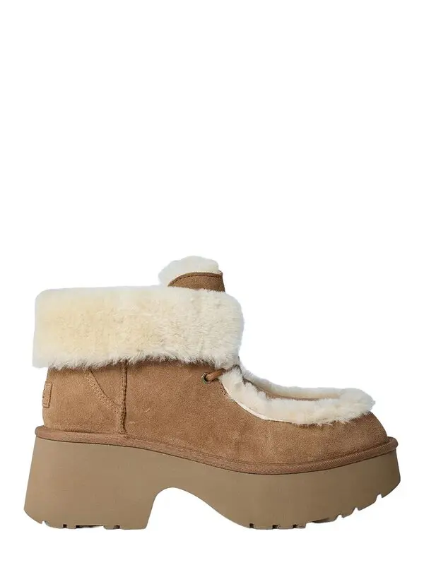UGG Esmee Lace-up Boots - Camel