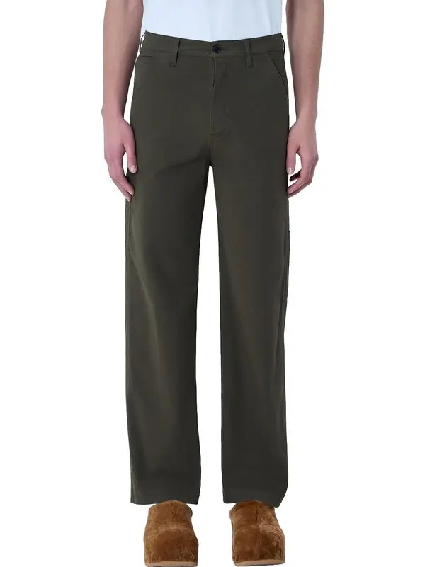 Dries Van Noten Pickerbys Cotton Pants - Khaki