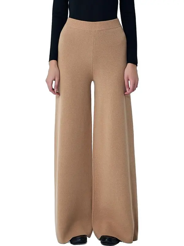 Max Mara Judy Knit Pants - Camel