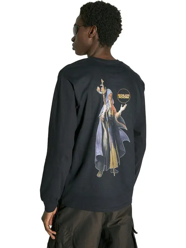 BOILER ROOM Fucking Magic Long-sleeve T-shirt - Black