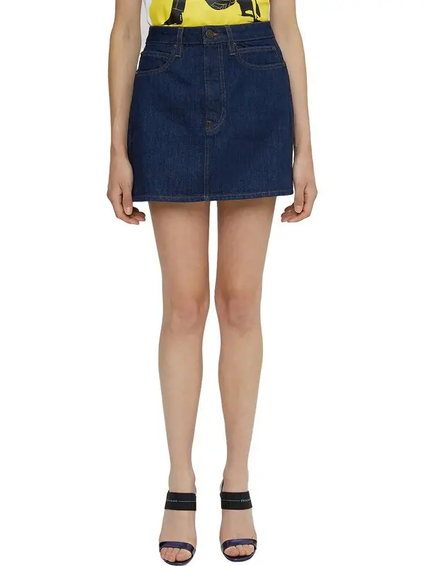 CALVIN KLEIN EST 1978 Denim Mini Skirt - Blue