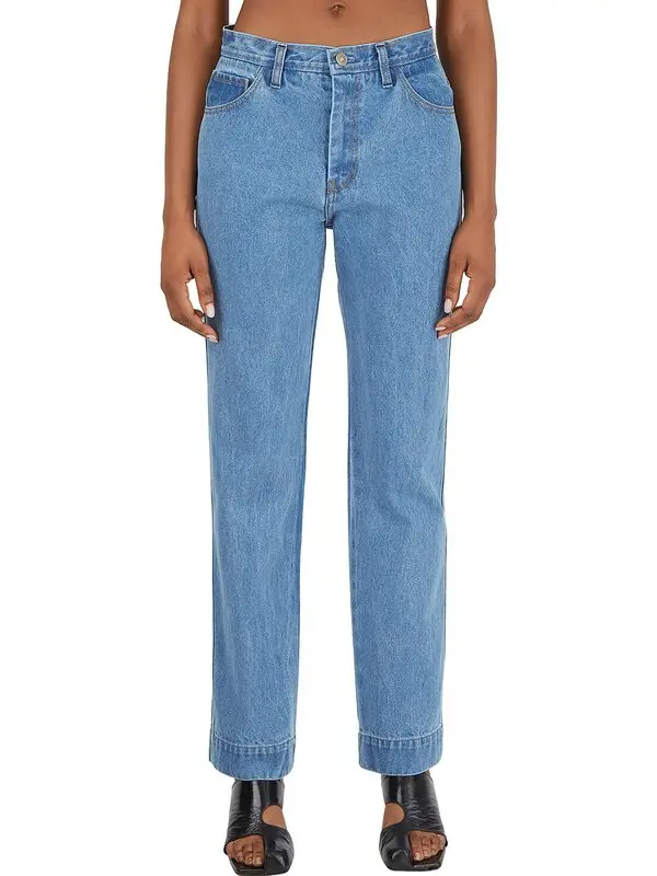 REJINA PYO Alfie Straight-leg Jeans - Blue