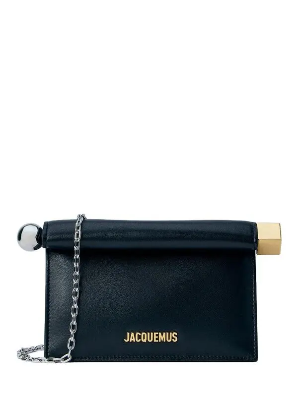 Jacquemus La Petite Pochette Rond Carr - Black