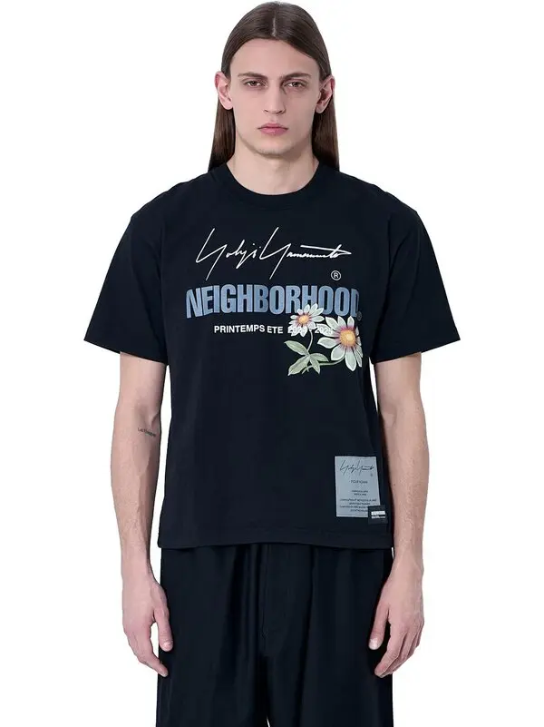 Yohji Yamamoto Logo Motif T-shirt - Black