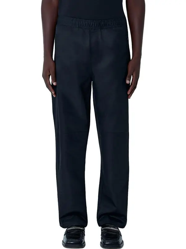 WALES BONNER Satin Track Pants - Black