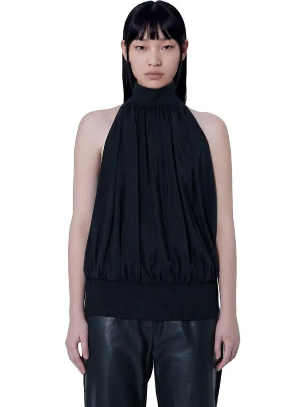 Sportmax Halterneck Top - Black