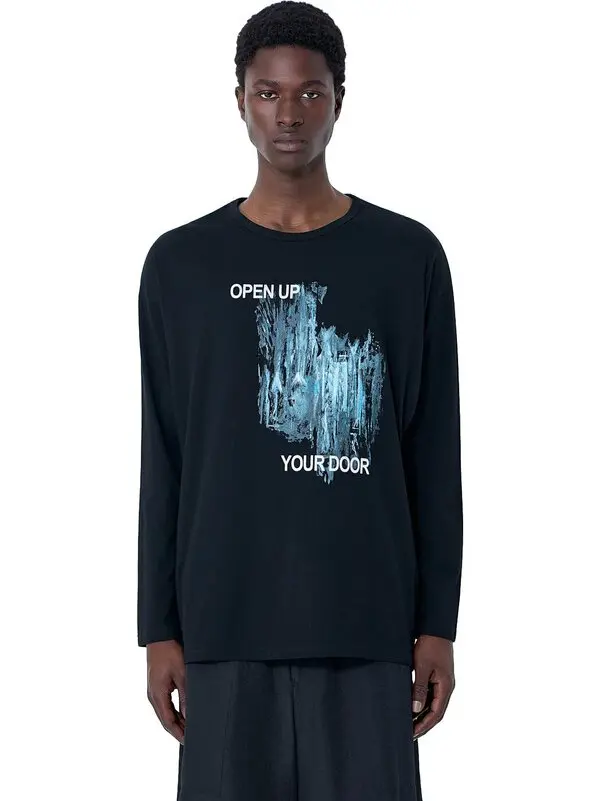 Yohji Yamamoto Gusset Long Sleeve T-shirt - Black