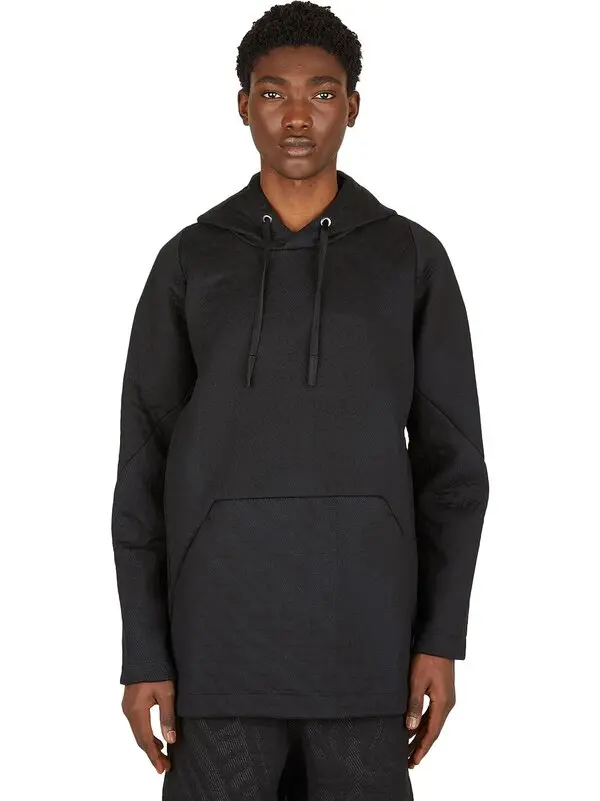 BYBORRE Woven Hooded Sweatshirt - Black