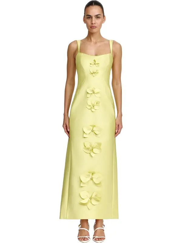 Acler Medoral Maxi Dress - Limeade