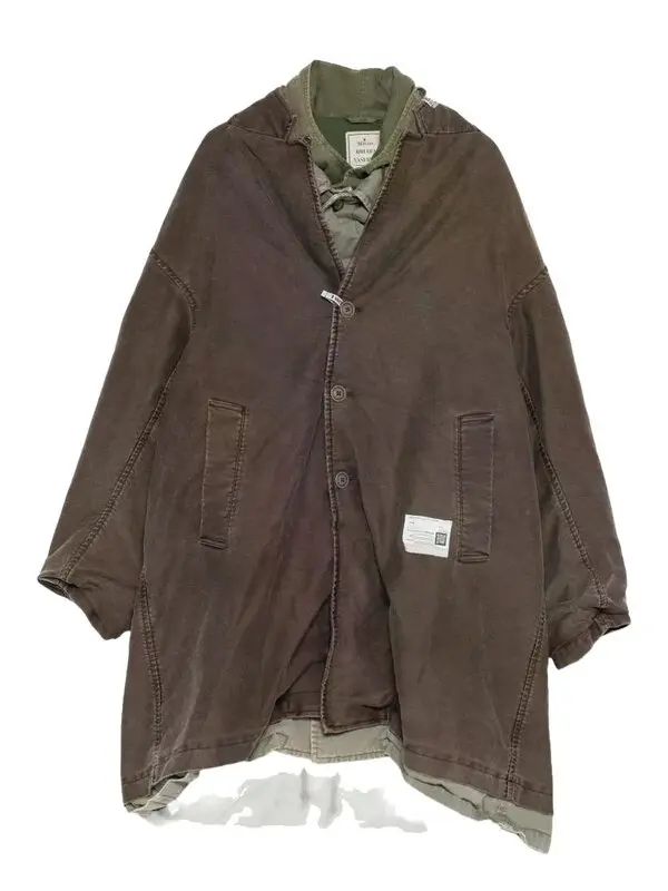 Mihara Yasuhiro Triple Layered Coat - Brown
