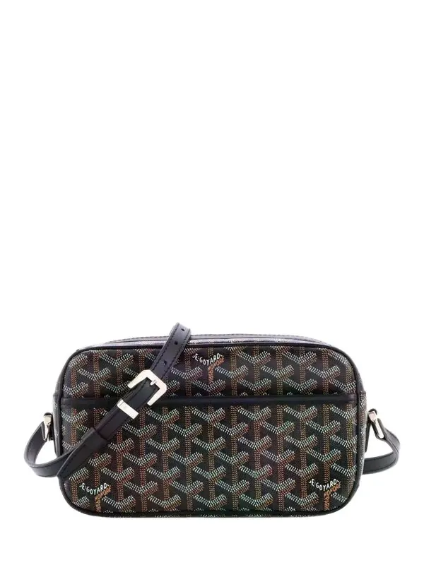Goyard Cap Vert Bag Coated Canvas Crossbody Bag - Black