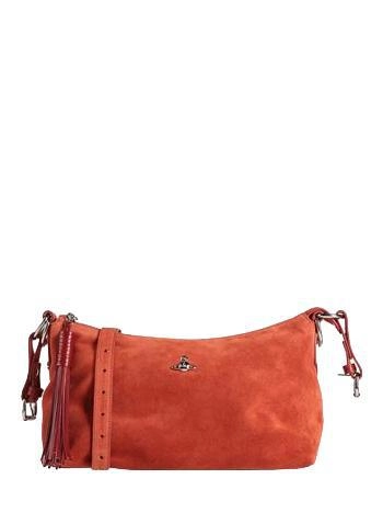 VIVIENNE WESTWOOD Emma Shoulder Bag Cross-body Bag Cow Leather - Rust