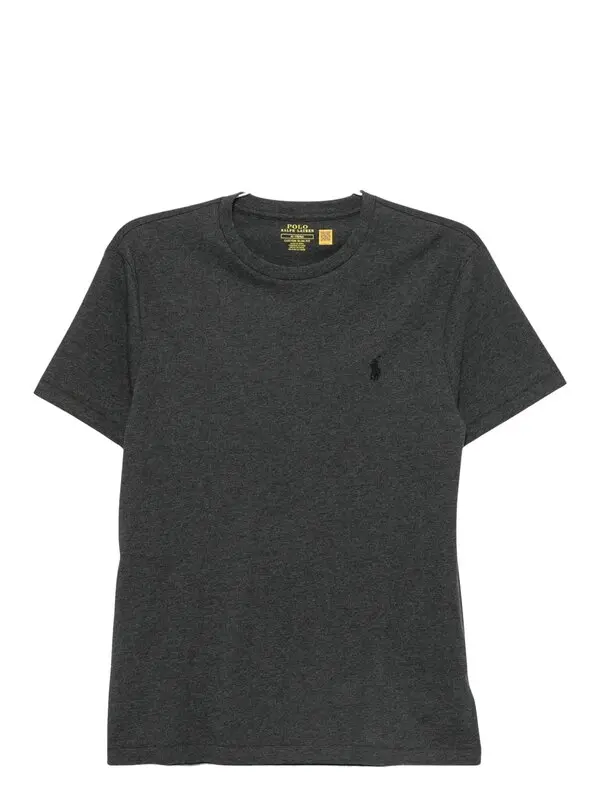 Polo Ralph Lauren Logo-embroidered T-shirt By - Grey