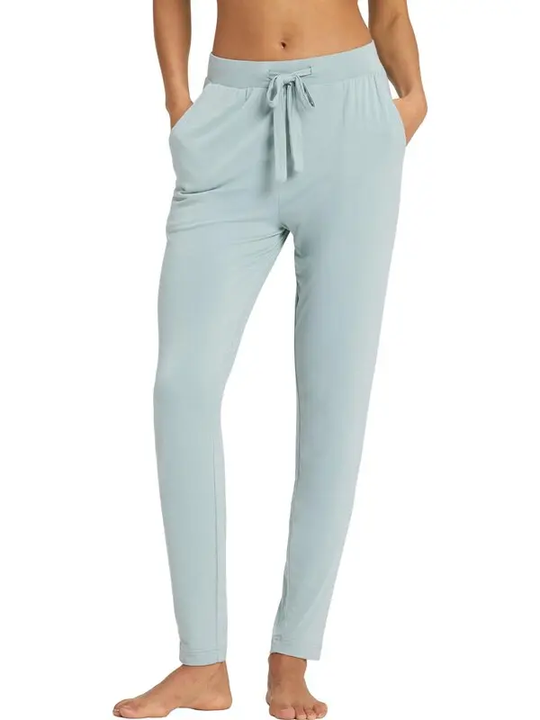 Cozy Earth Bamboo Stretch-knit Tapered Pants - Brook