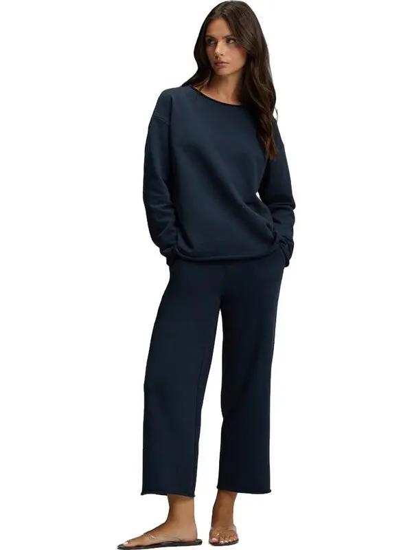 Cozy Earth Chelsea Cropped Set - Eclipse