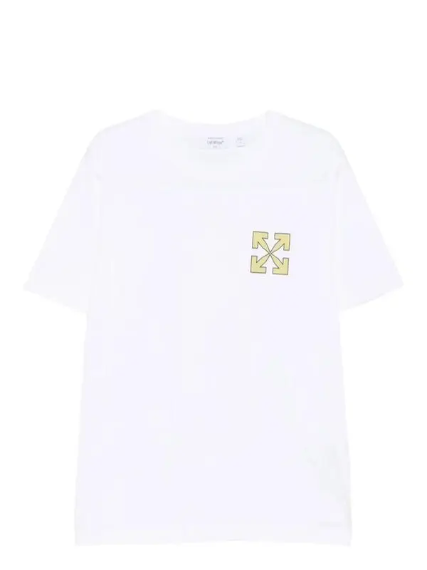 Off-White Graphic Printed Crewneck T-shirt - No