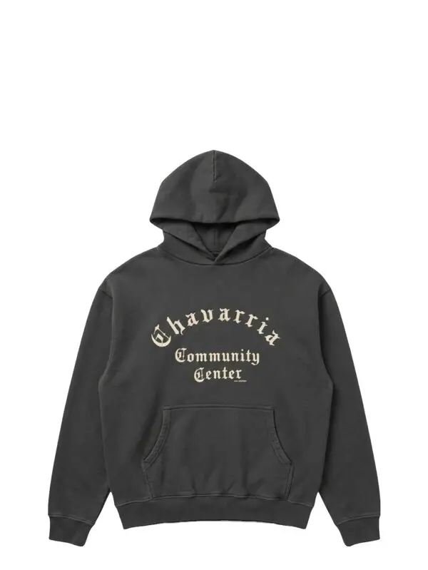 WILLY CHAVARRIA Logo-print Hoodie - Grey