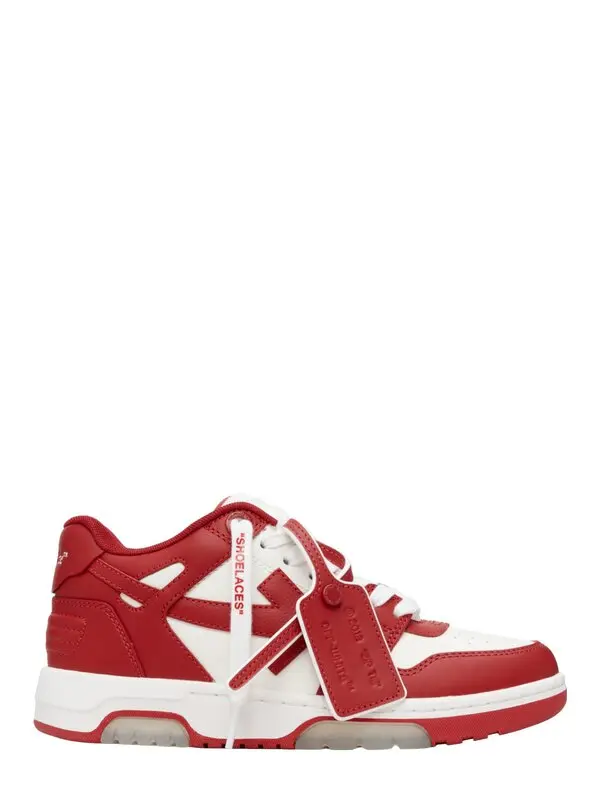 Off-White Out Of Office Lace-up Sneakers - White/red