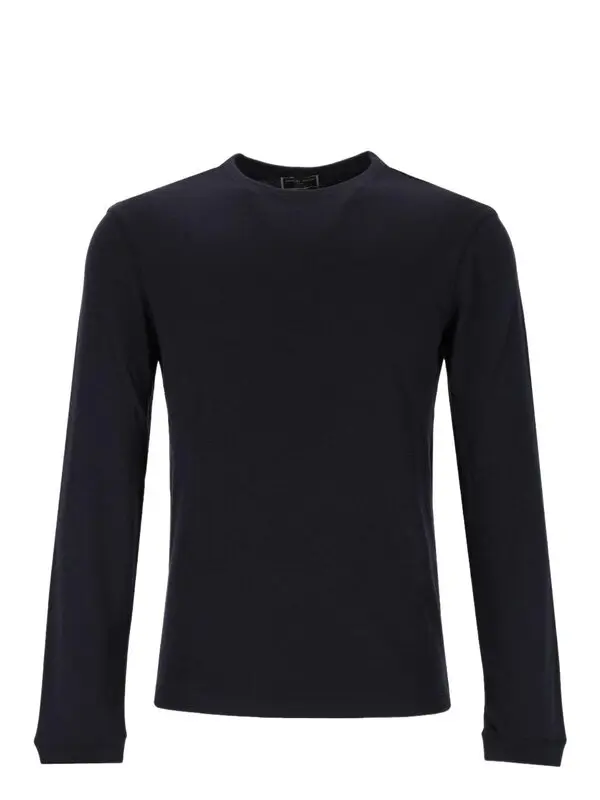 Giorgio Armani Long-sleeved Sweater - Blue