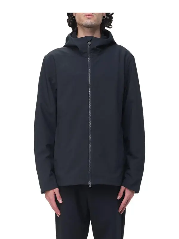 SAVE THE DUCK Hooded Zip-up Coat - Black