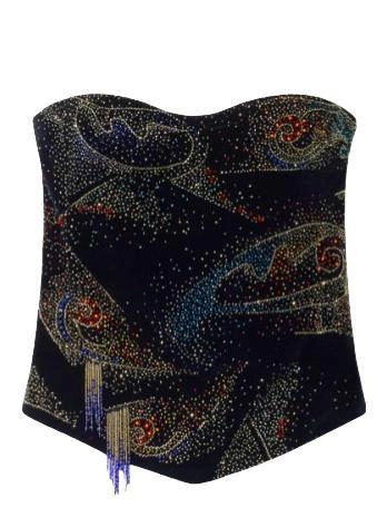 Isabel Marant Étoile Jiska Embellished Strapless Top - Black