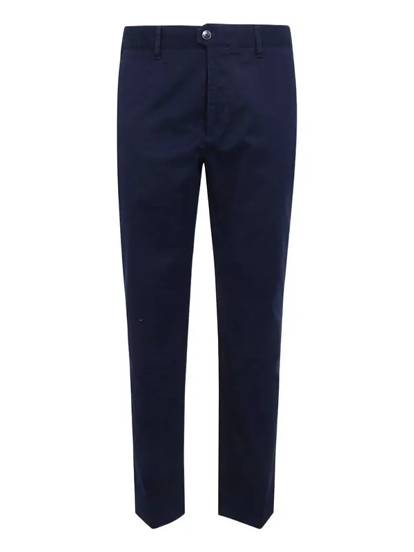 Incotex Cotton Chino Trousers - Black