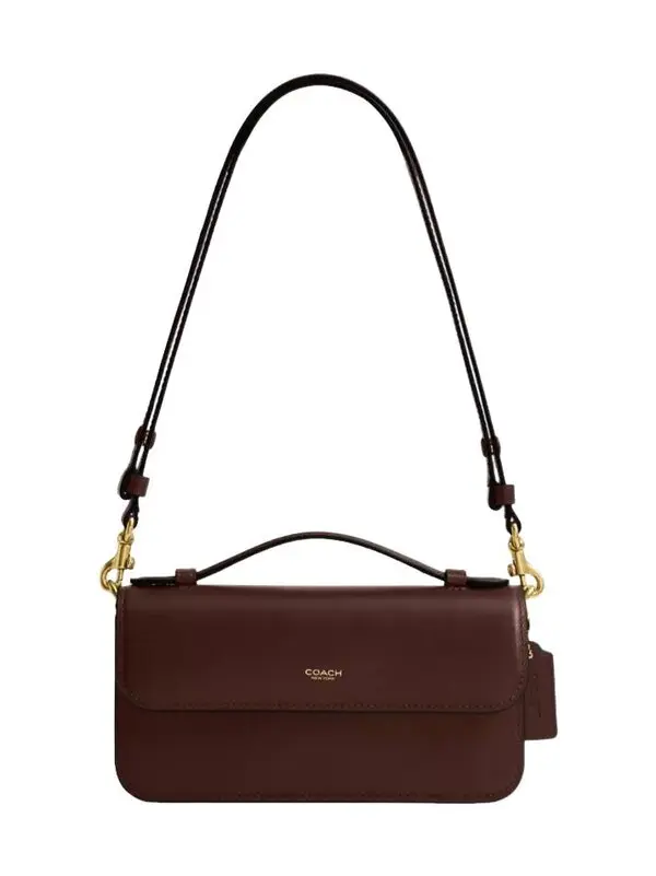 COACH New York Elora Top Handle Crossbody Bag - Brass/maple
