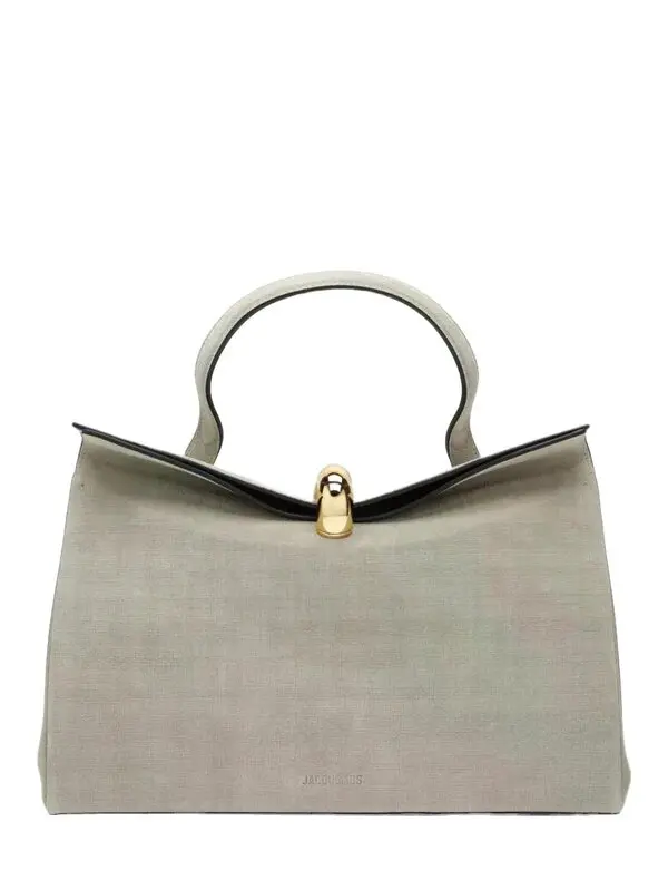 Jacquemus The Valérie Folded Bag - Neutrals