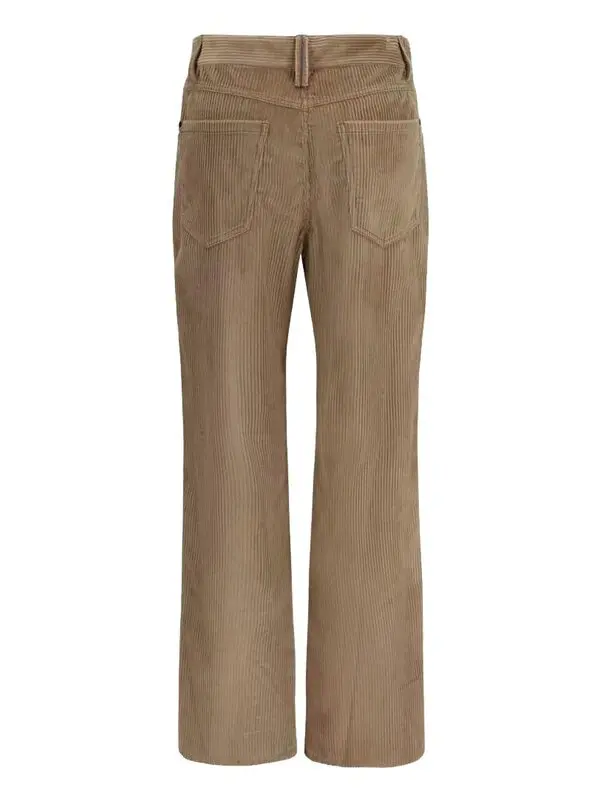 Brunello Cucinelli Corduroy Straight-leg Trousers - Neutrals