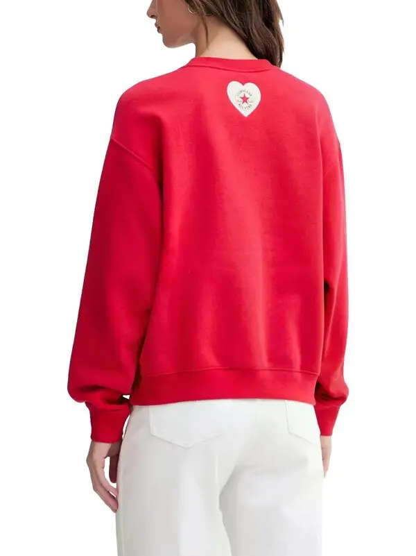 CONVERSE Love Lace Long-sleeve T-shirt - Red