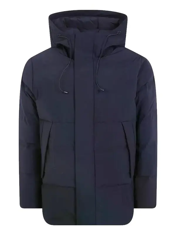 PEOPLE OF SHIBUYA Daisen Hooded Padded Jacket - Blue
