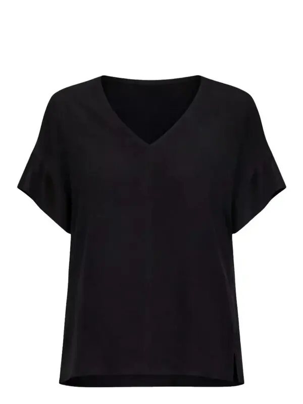 Liu Jo V-neck Short-sleeve Blouse - Black
